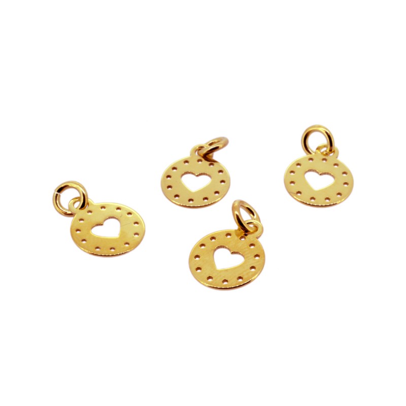 Mini heart charm plate